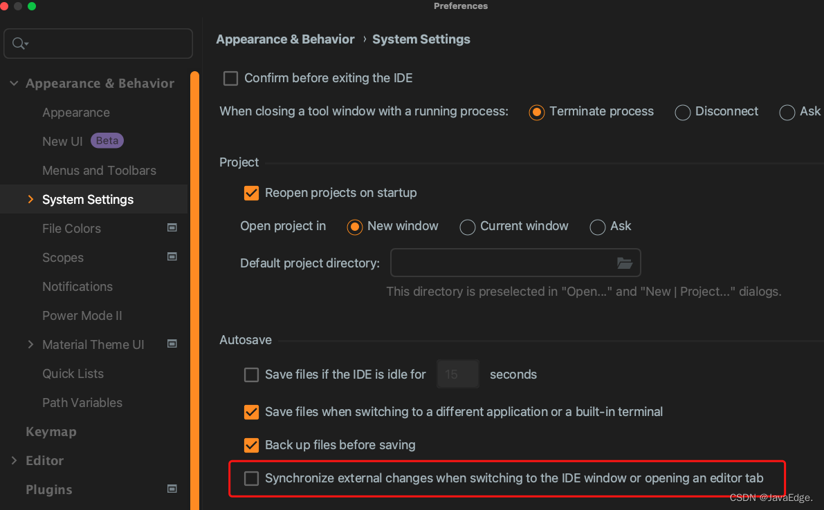 如何避免 IDEA 每次重启都index_idea每次打开都在构建索引-CSDN博客