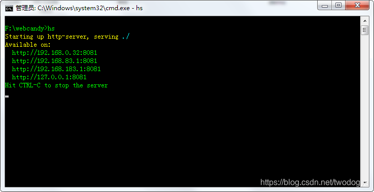 nodejs中httpserver的安装和使用_node中的serve插件-CSDN博客