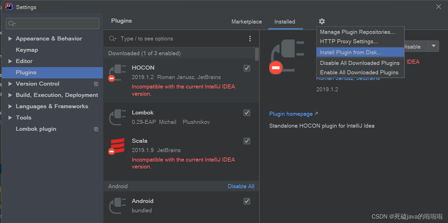 【bug】idea离线安装lombok_idea离线安装lombok插件-CSDN博客