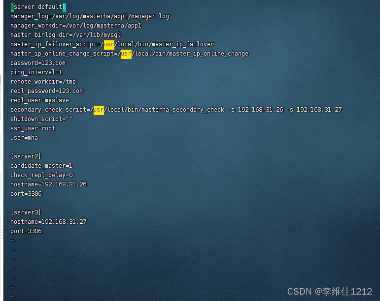 系统学习Linux-Mariadb高可用MHA-CSDN博客