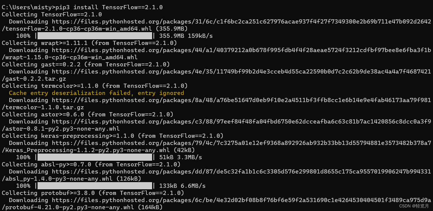 TensorFlow安装_安装tensorflow1-CSDN博客