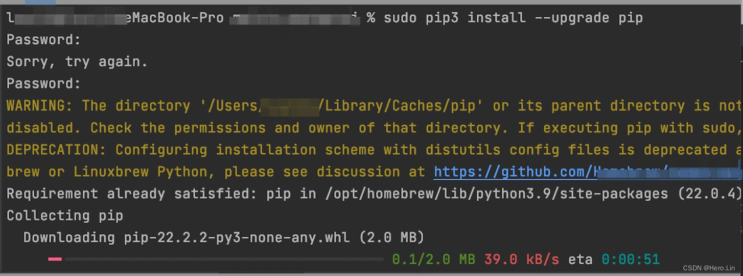 python3问题解决之pip(一)_python3 -m pip install --upgrade pip-CSDN博客