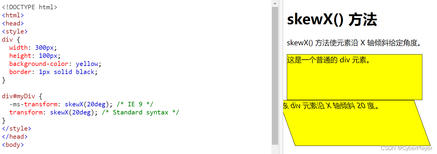 CSS 2D 转换 transform translate() rotate() scale() skew() matrix()_css2 支持transform吗?-CSDN博客