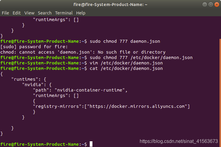 修改只读文件权限并修改文件_docker daemon.json只读-CSDN博客