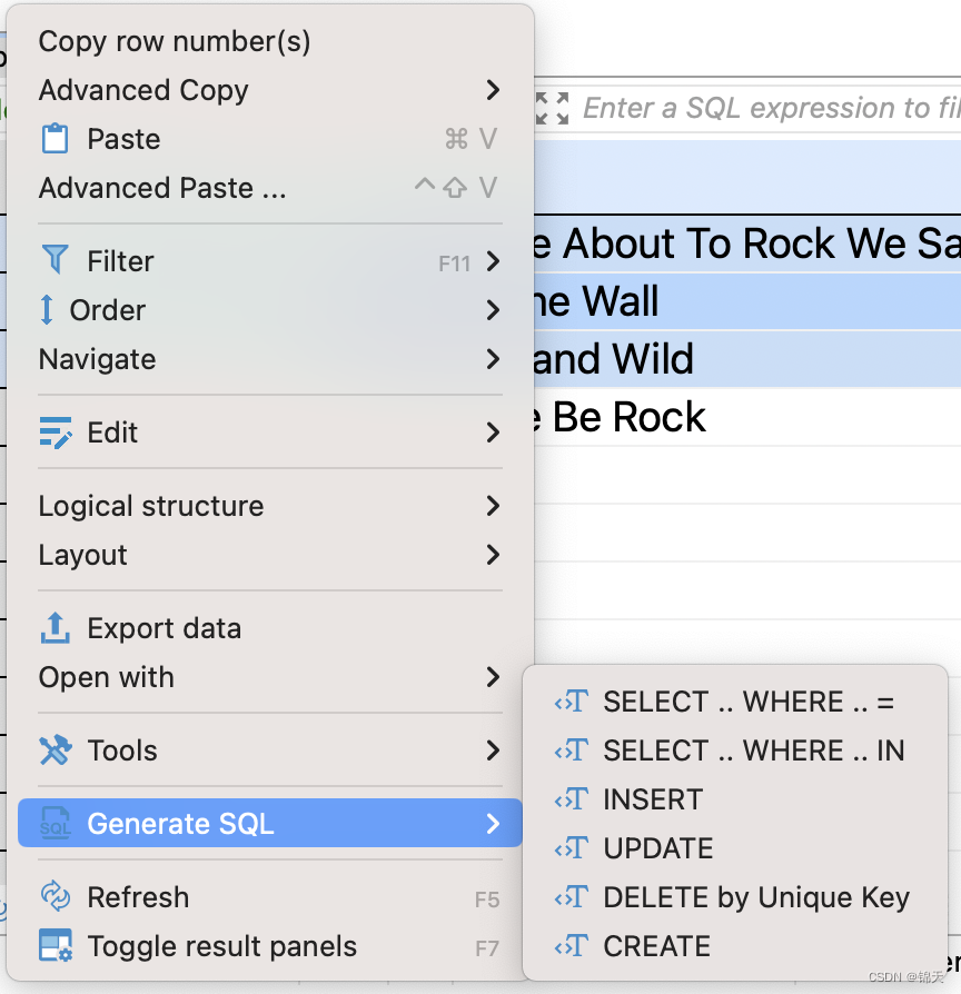 DBeaver 没有菜单项 生成SQL Generate SQL_dbeaver生成sql不见了-CSDN博客