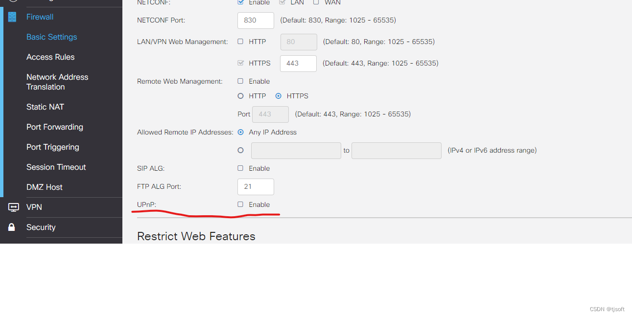 思科 RV340 哪里开启Nat和UPnp?_cisco upnp-CSDN博客