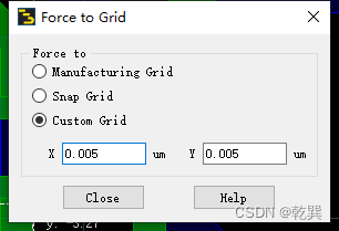 【Cadence】ADS导出GDS到cadence过DRC报错：grid must be an integer multiple of 0.005 um-CSDN博客