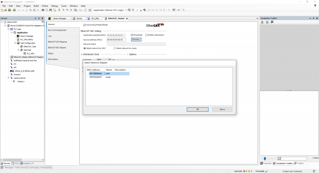 Raspberry PI + Codesys + EtherCAT步进驱动ECR60 Motion功能测试_树莓派 ethercat-CSDN博客