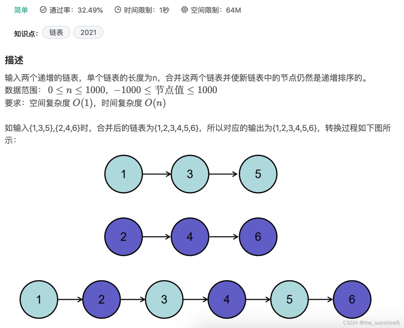 【牛客刷题BM5】合并k个已排序的链表_bm5 合并k个已排序的链表-CSDN博客