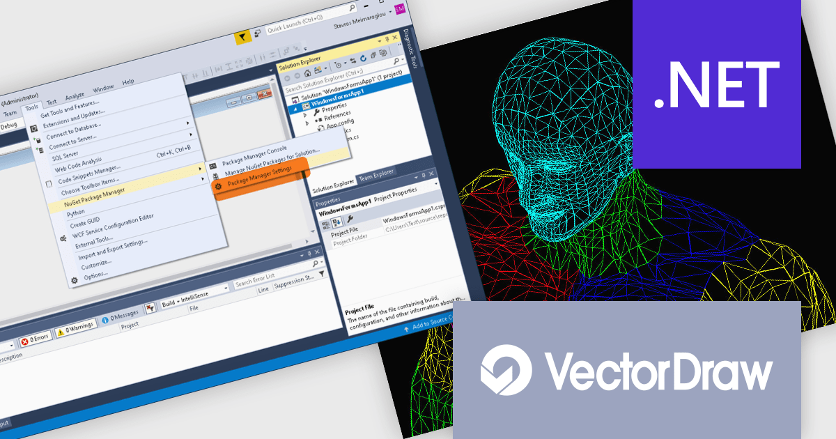 .NET托管应用程序添加2D/3D图形-VectorDraw 11.0-CSDN博客