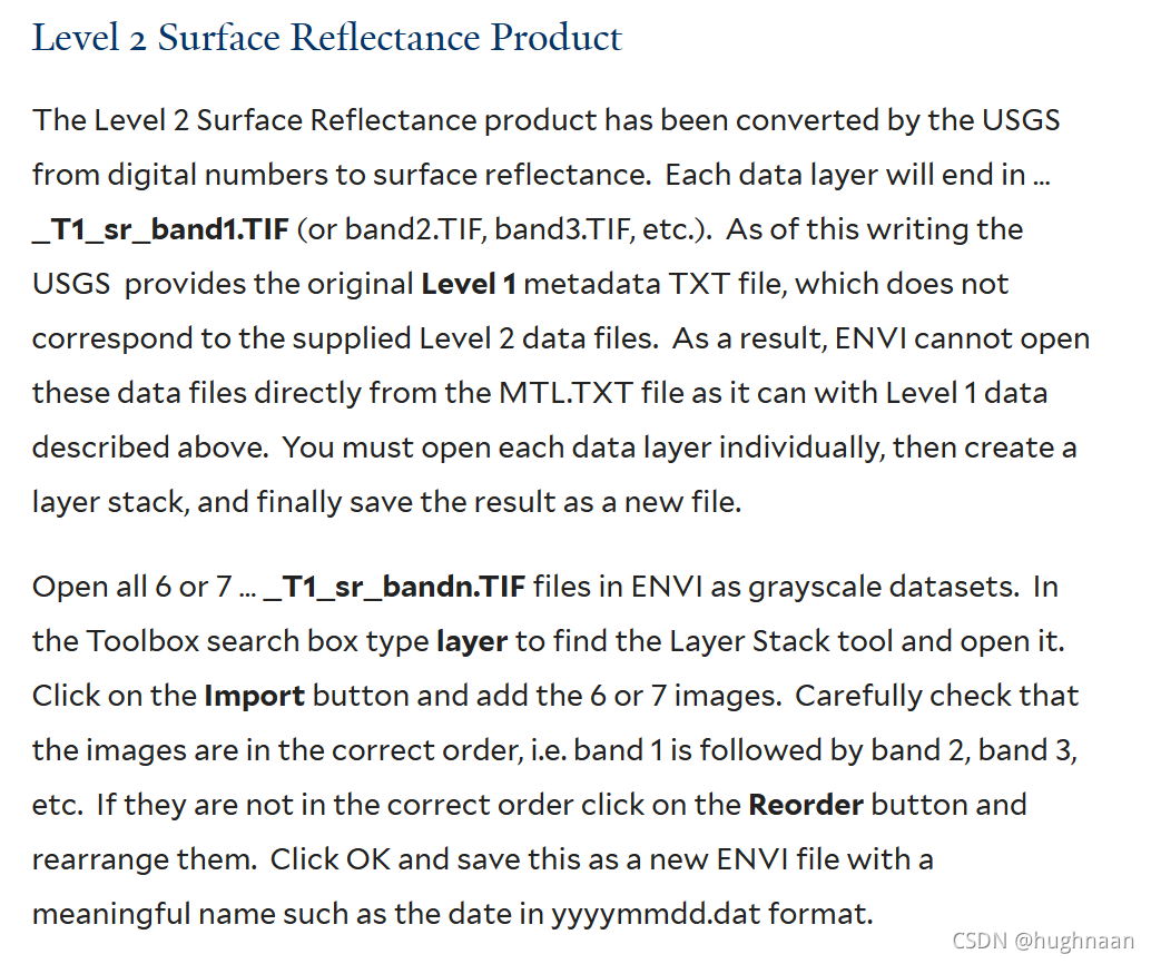 ENVI打开Landsat 8 C2 L2数据 Collection2 Level2_landsat8l2数据-CSDN博客
