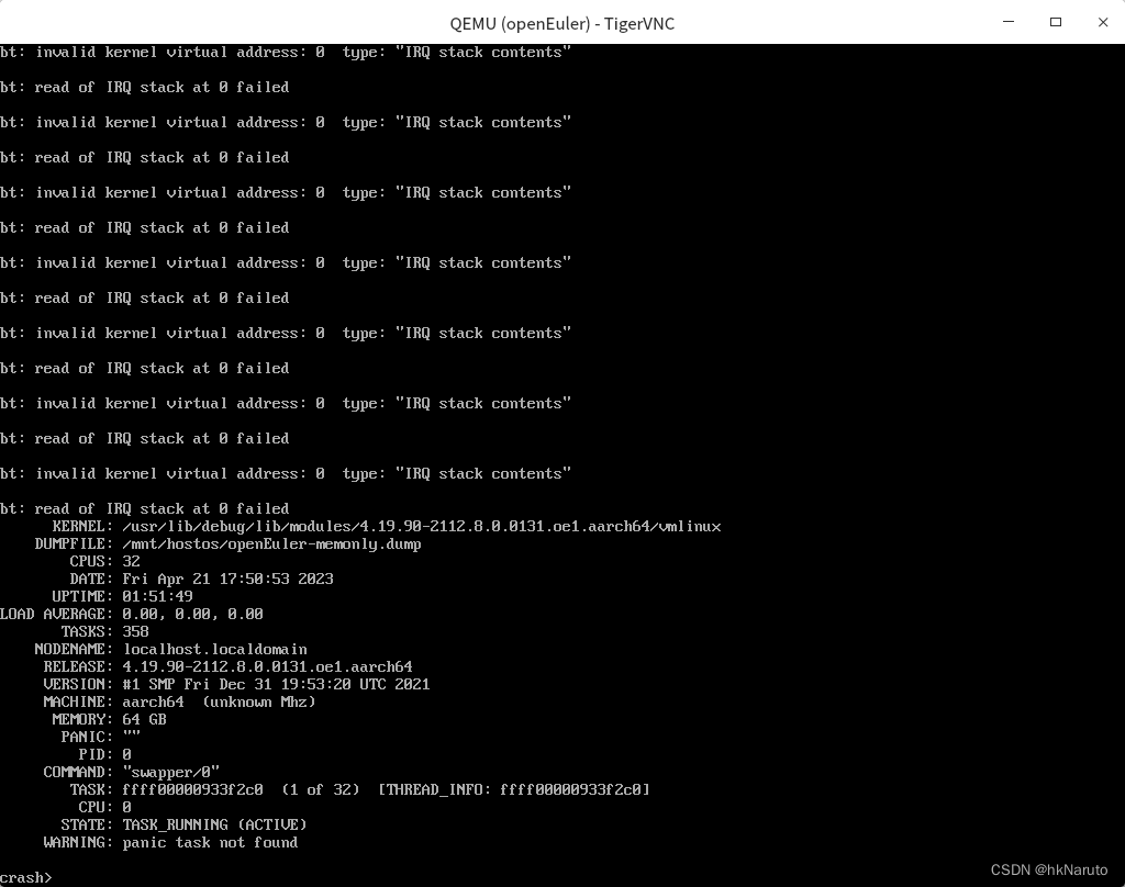 FT2000+ arm64 openEuler 20.03 LTS SP3 crash: invalid or unsupported host archietcture for KVM ...