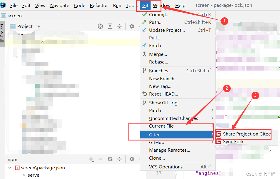 webstorm项目上传至gitee及遇到的问题_gitte版本不兼容webstorm-CSDN博客