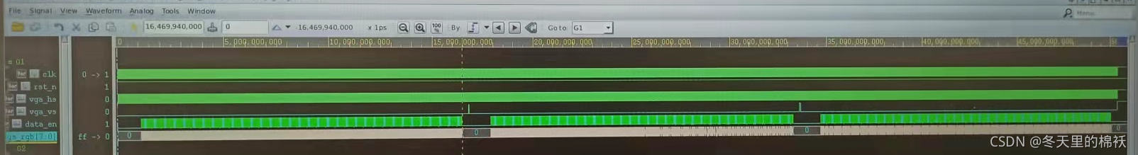 VGA显示8色彩条RGB888（一）-CSDN博客