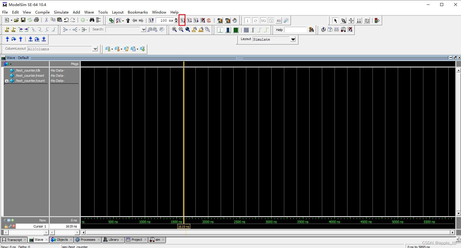 Modelsim 使用教程（2）——Basic Simulation_modelsim -voptargs=+acc-CSDN博客
