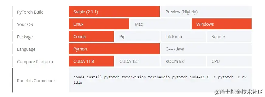Pytorch的安装_nothing provides cuda-cudart >=11.8,