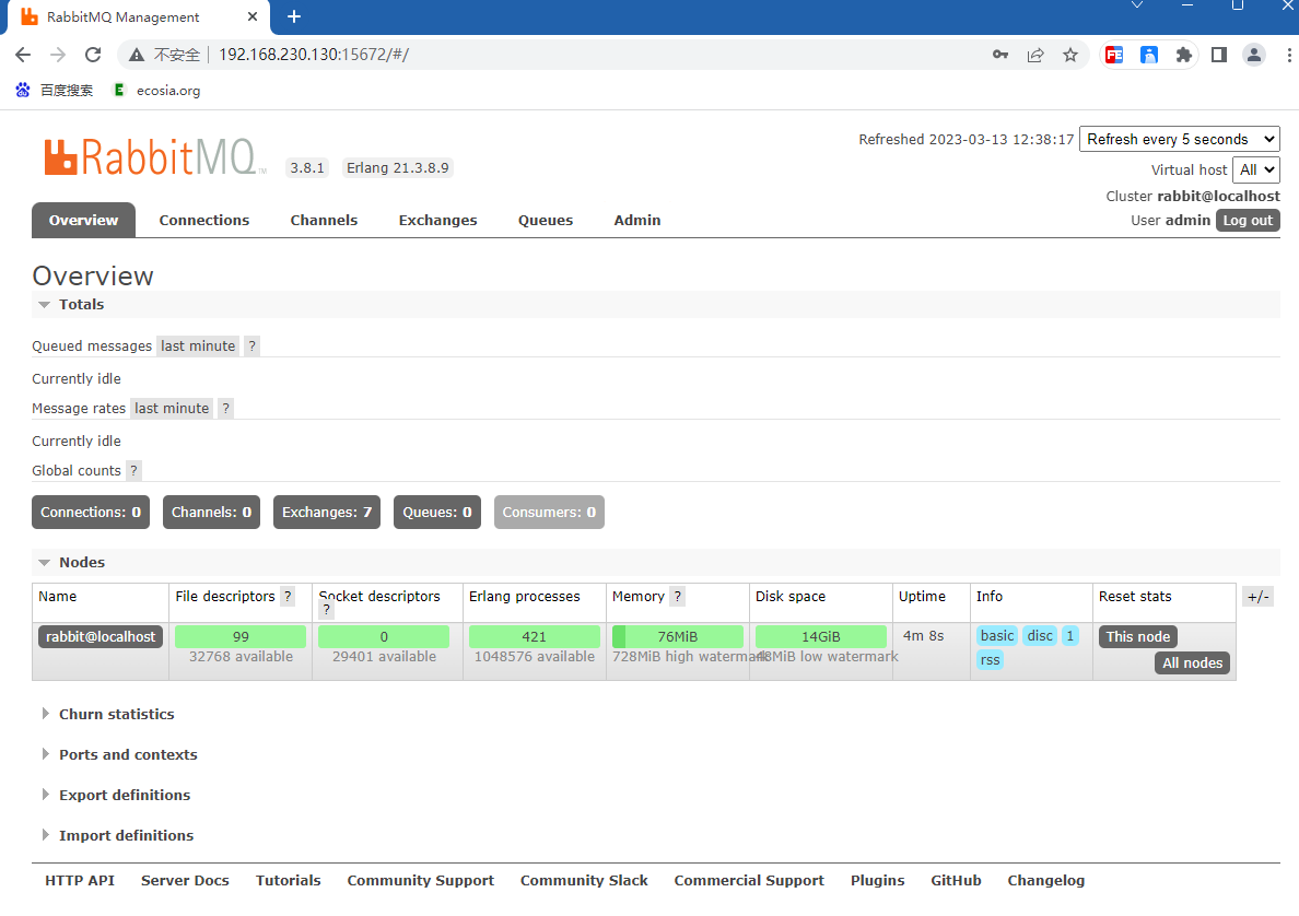 Centos7 安装 RabbitMQ-3.8.1_rabbitmq3.8.1-CSDN博客