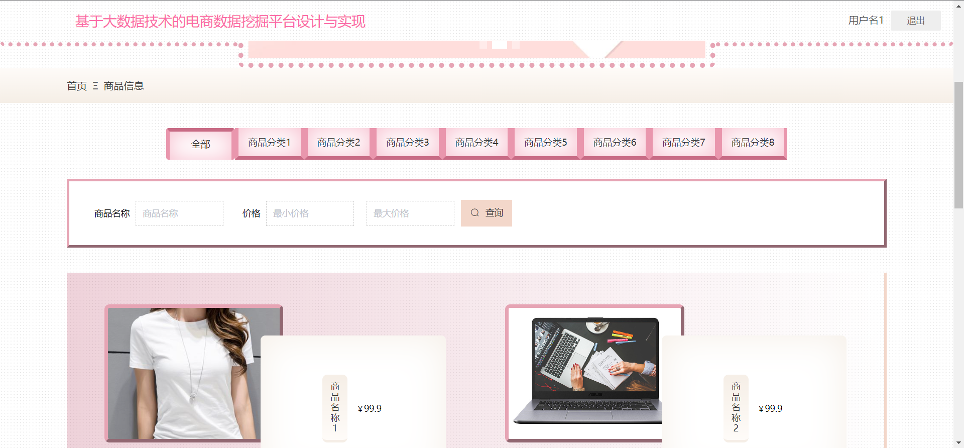 计算机毕设springboot基于大数据技术的电商数据挖掘平台设计与实现 Csdn博客 7273