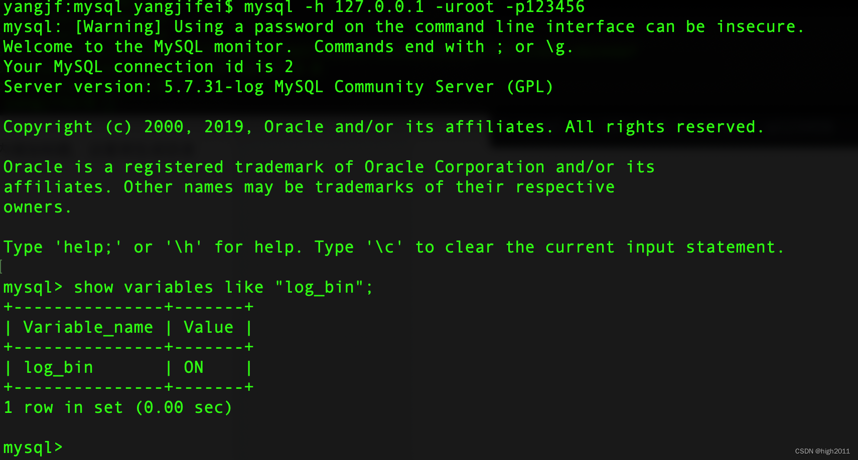 【大数据】-- docker 启动 mysql 5.7，开启 binlog_docker mysql5.7 开启binlog-CSDN博客