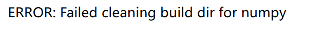 opencv与numpy版本冲突的解决过程，匪夷所思_warning: the scripts f2py.exe and numpy-config.exe-CSDN博客