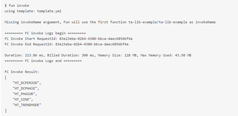 移植 Python 量化交易 TA-Lib 库到函数计算_golang 类似 ta lib-CSDN博客