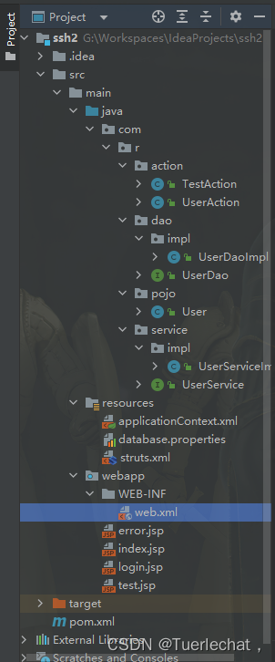 【快速搭建系列】idea快速搭建SSH2框架（struts2+spring5+hibernate5）_idea ssh-CSDN博客