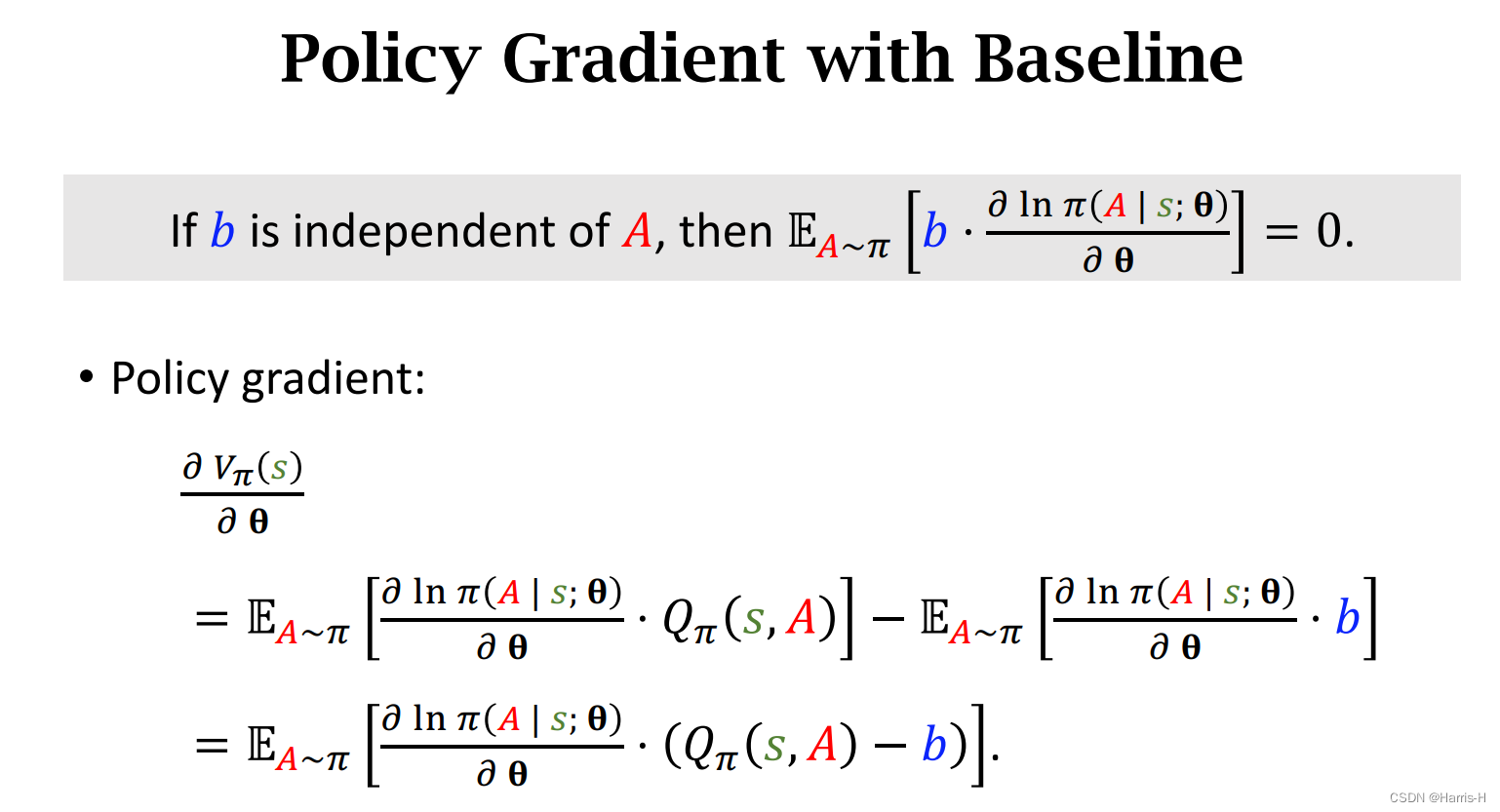 Policy Gradient with Baseline_policy gradients:reinforce with baseline-CSDN博客