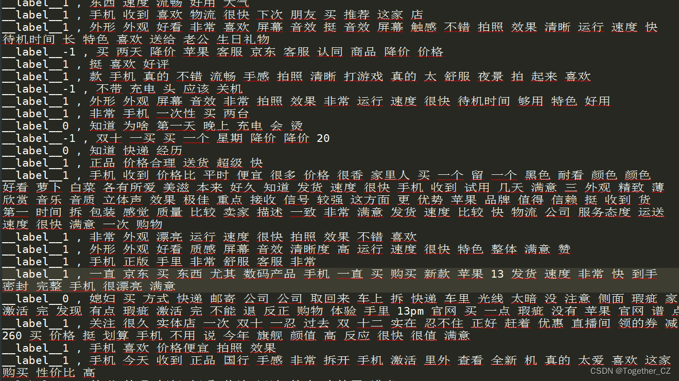 Python实现基于Fasttext的商品评论数据分类_fasttext python-CSDN博客