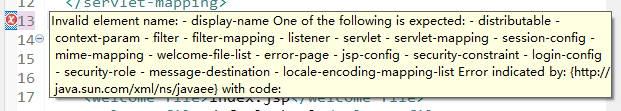 eclipse生成的web.xml文件报错_invalid element name: - display-name one of the fo-CSDN博客