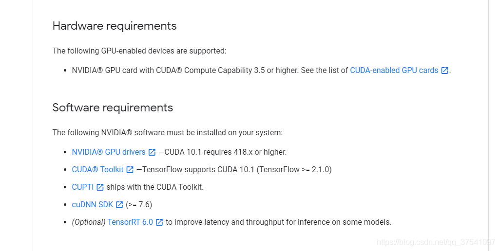 Centos7 安装Tensorflow2.1 GPU以及Pytorch1.3 GPU（CUDA10.1）_pip install torch==2.1.0 gpu-CSDN博客