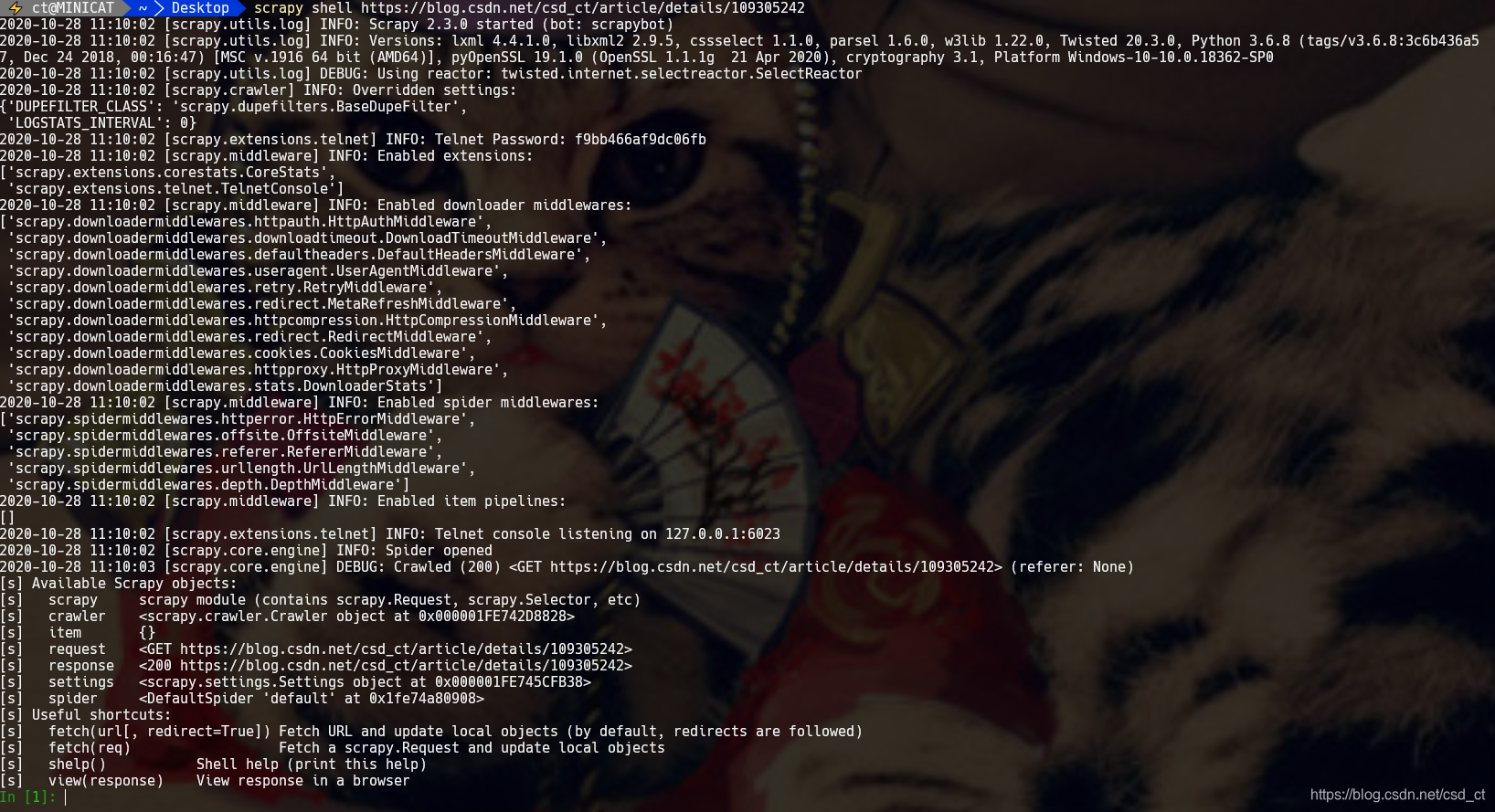 scrapy 爬虫之爬取CSDN博客（一）_用scrapy爬取vue编译过的网站-CSDN博客