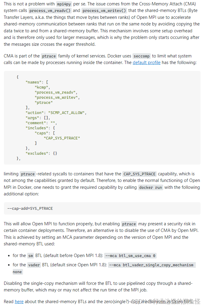 mpi4py 运行过程中出现Read -1, expected xxx, errno = 1 解决方案_python导入mpi但是运行失败-CSDN博客