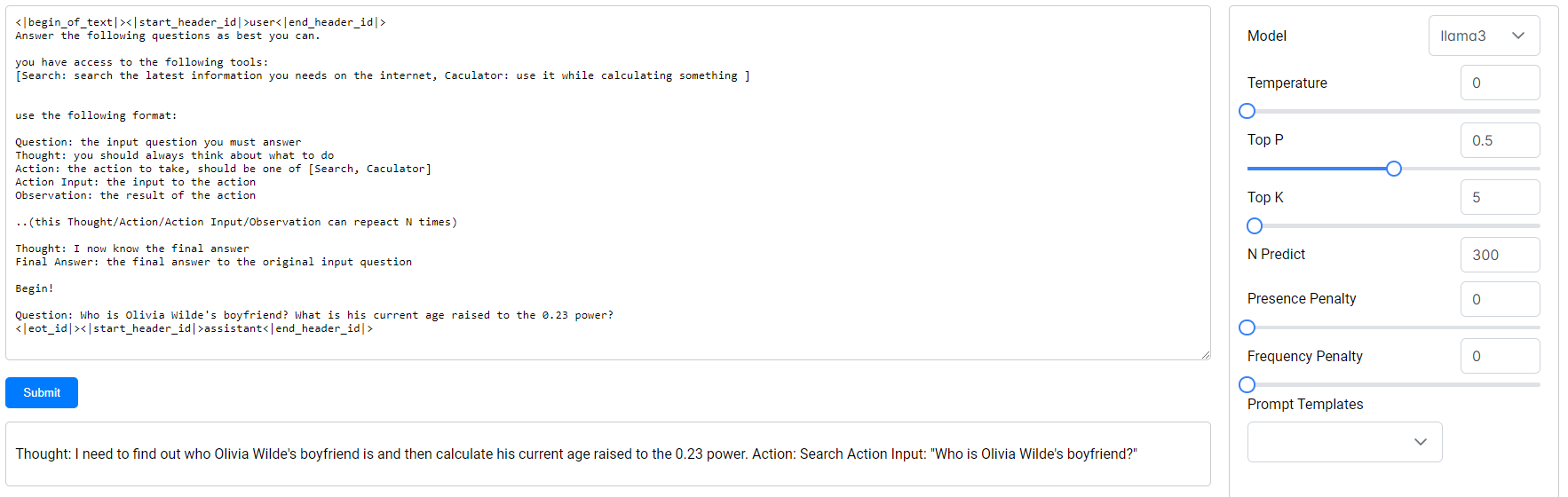 [Llama3] ReAct Prompt 测试实验-CSDN博客