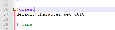 关于更改my.ini client字符集为utf8，mysql cmd仍然是GBK的问题（windows）-已解决_mysql的client显示为gbk-CSDN博客
