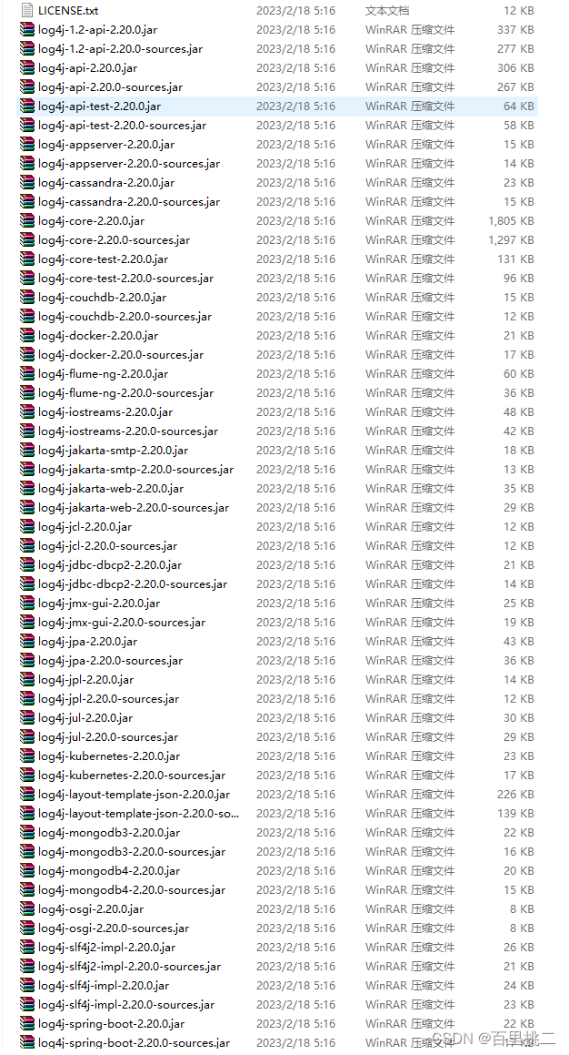 log4j 相关jar包集合分享_log4j jar包下载-CSDN博客