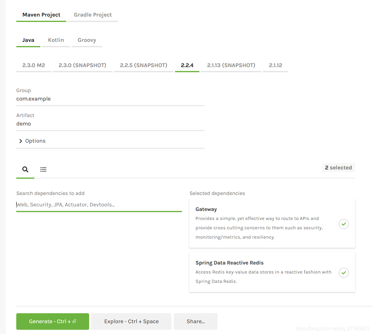 sping cloud gateway 使用redis实现限流功能（spring boot + maven）(一)_springgateway 无法使用redis-CSDN博客