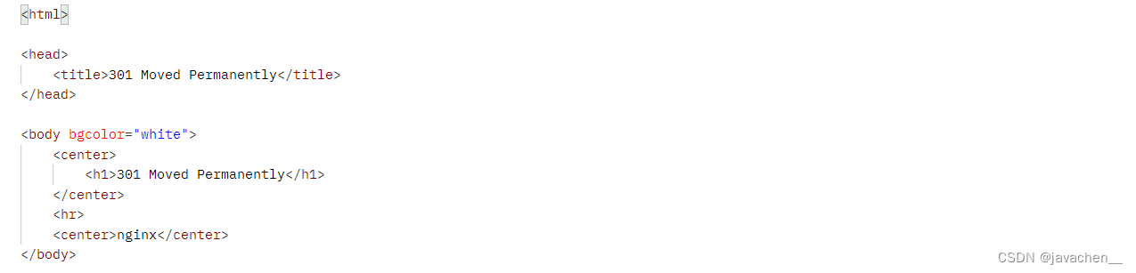 nginx 301 Moved Permanently-CSDN博客