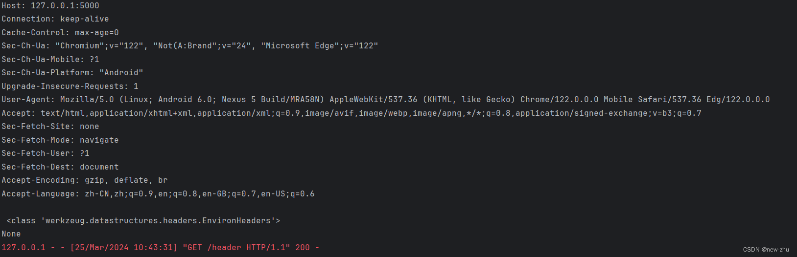 [flask]http请求//获取请求头信息+客户端信息_flask 请求头-CSDN博客