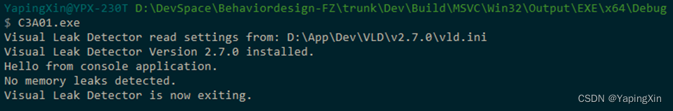 在 Visual Studio 2022 (Visual C++ 17) 中使用 Visual Leak Detector_vs2022 c++17-CSDN博客