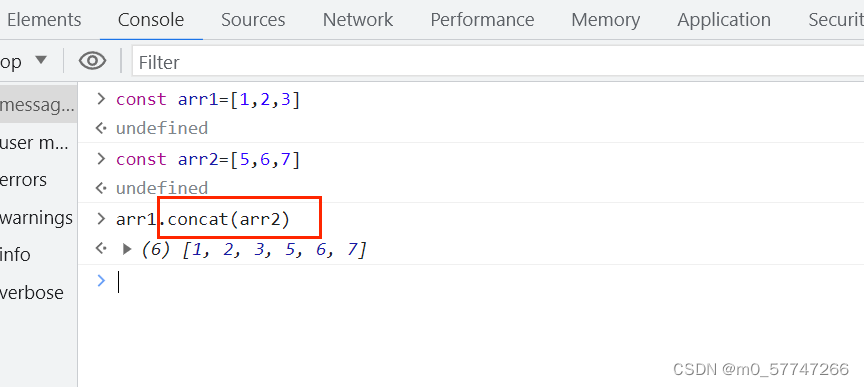 JS中的数组方法中的神奇一员concat方法配合..._js concat和....结合使用-CSDN博客