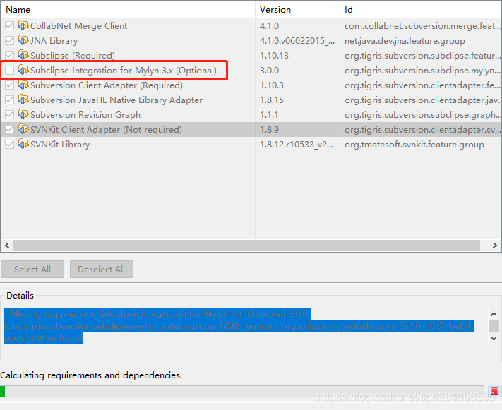 eclipse 安装 svn 插件报错解决方法_eclipes software being installed-CSDN博客