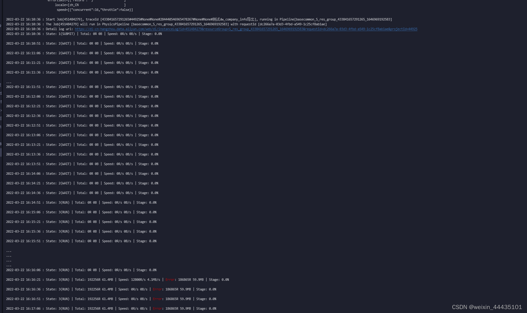 dataworks导出数据无明确报错_dataworks 没有输出到mysql-CSDN博客