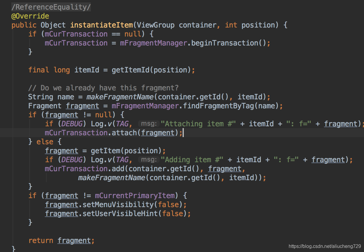 FragmentPagerAdapter 以及 FragmentStatePagerAdapter 对比 以及 PagerAdapter探究_instantiateitem-CSDN博客