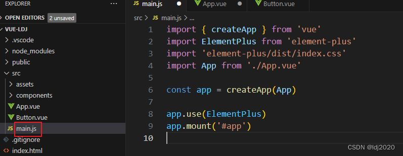 Vue + Element-plus 快速入门_vue+elementplus-CSDN博客