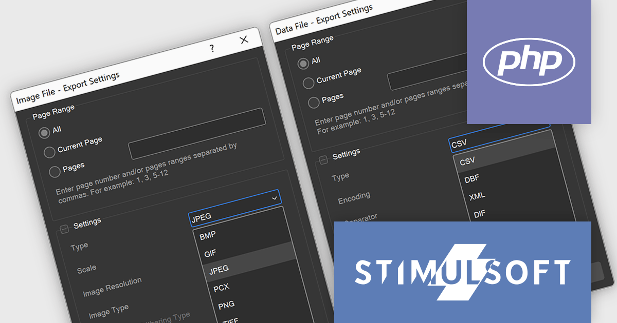 使用更多导出格式简化报告共享-Stimulsoft Reports.PHP-CSDN博客