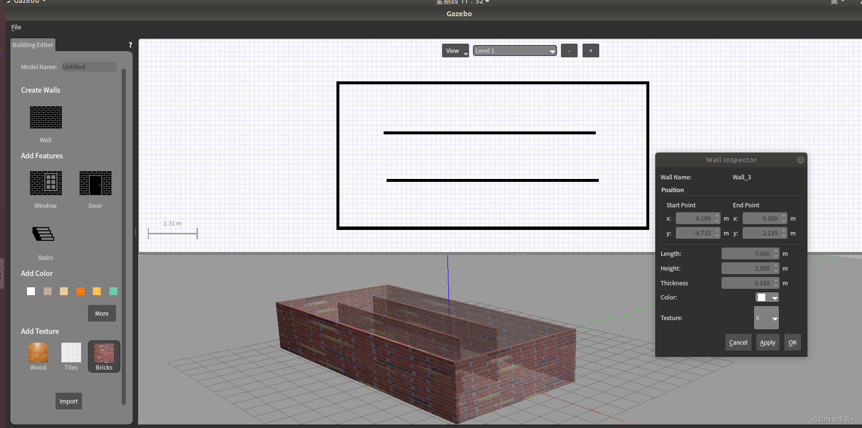 gazebo地图构建_gazebo创建地图-CSDN博客