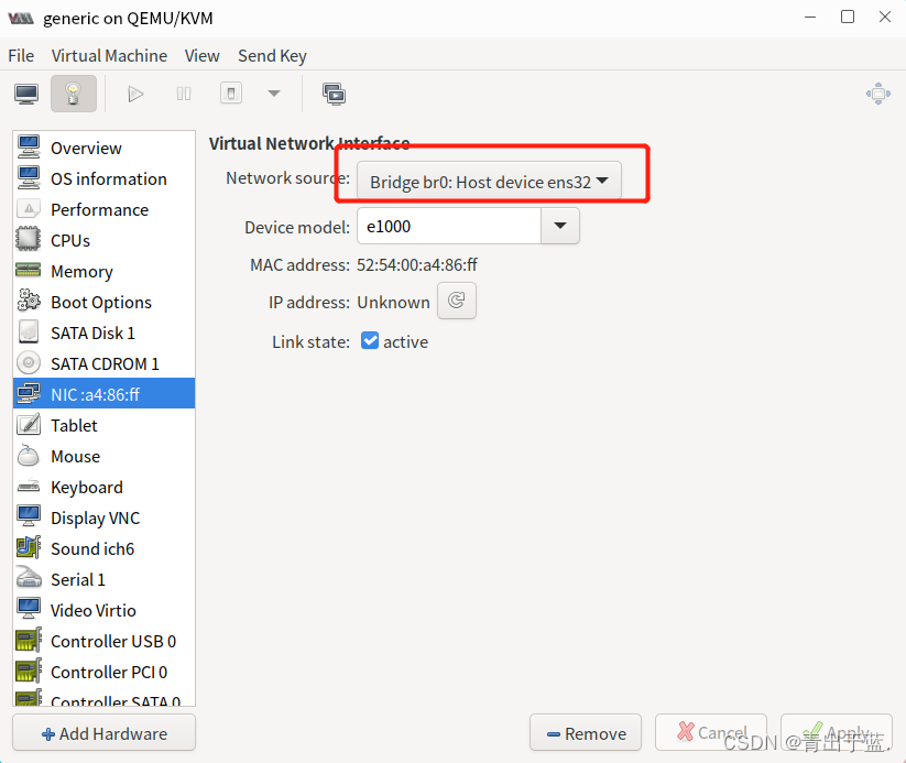 openEuler 22.03 KVM虚拟机桥接联网_openeuler 桥接联网-CSDN博客