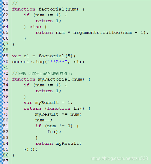 javaScript中递归和arguments.callee_js 递归调用 calle-CSDN博客
