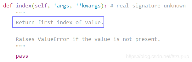 Python返回列表中特定元素对应的索引返回列表某个元素的index Csdn博客 