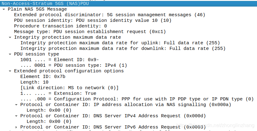 【5G核心网】 NAS之5GS session management_integrity protection maximum data ...